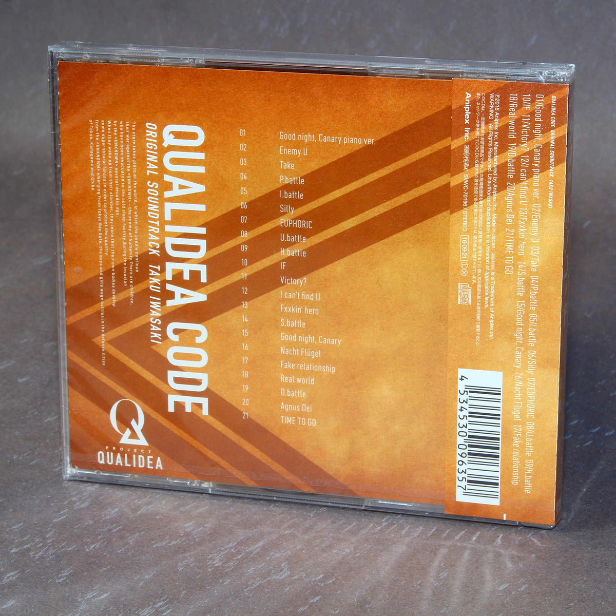 Taku Iwasaki - Qualidea Code - Original Soundtrack – Otaku.co.uk